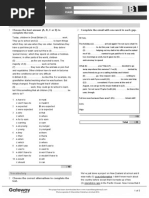 Unit 7 - Answer Key | PDF
