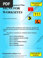 Ref 1 - TGS Signs PDF | PDF | Road Transport | Transport