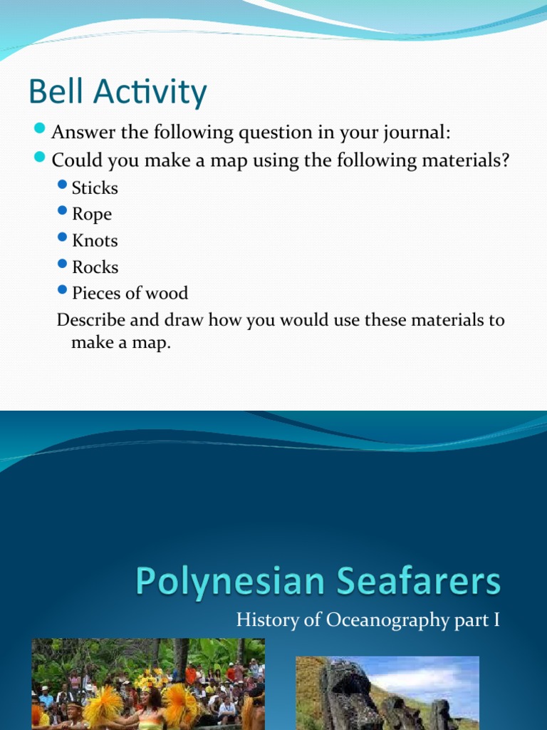 Polynesian Stick Maps Activity | PDF | Travel | Science & Mathematics