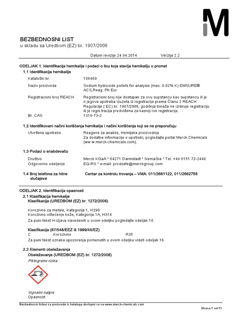 Natrijum Hidroksid PDF | PDF