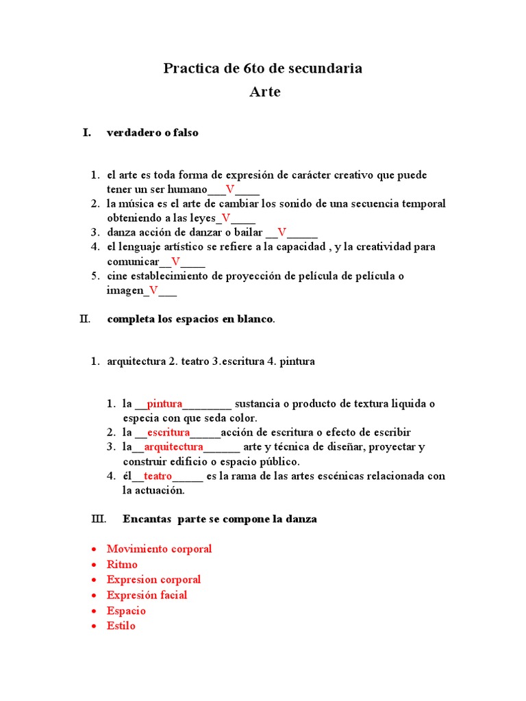 Practica de Arte | PDF | Bailes | Estética