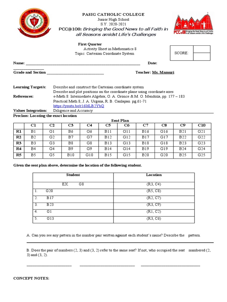 Cartesian Coordinate System Pdf Algebraic Geometry Cartesian Coordinate System