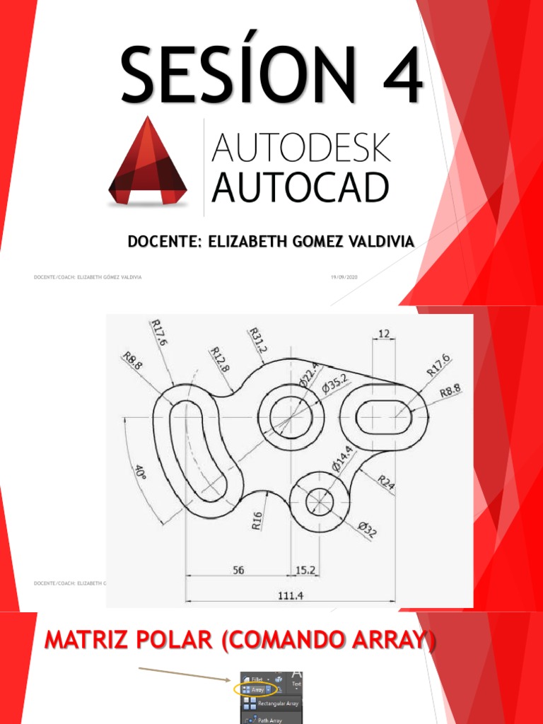 Autocad - Cuarta Parte | PDF | Matriz (Matemáticas) | Enseñanza de ...
