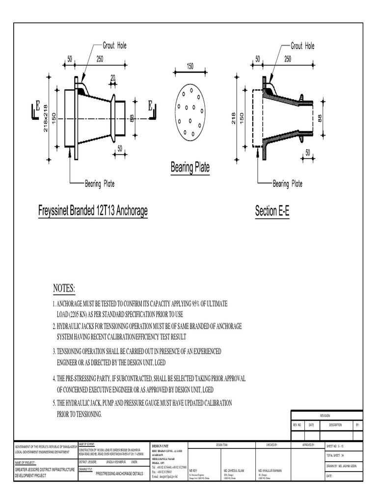 Anchorage Details-Layout1 | PDF | Civil Engineering | Nature