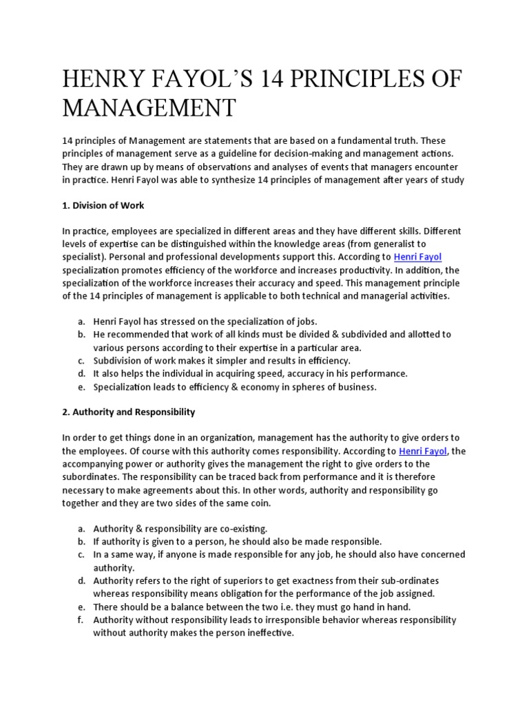 Principles of Management | PDF | Business | Employment