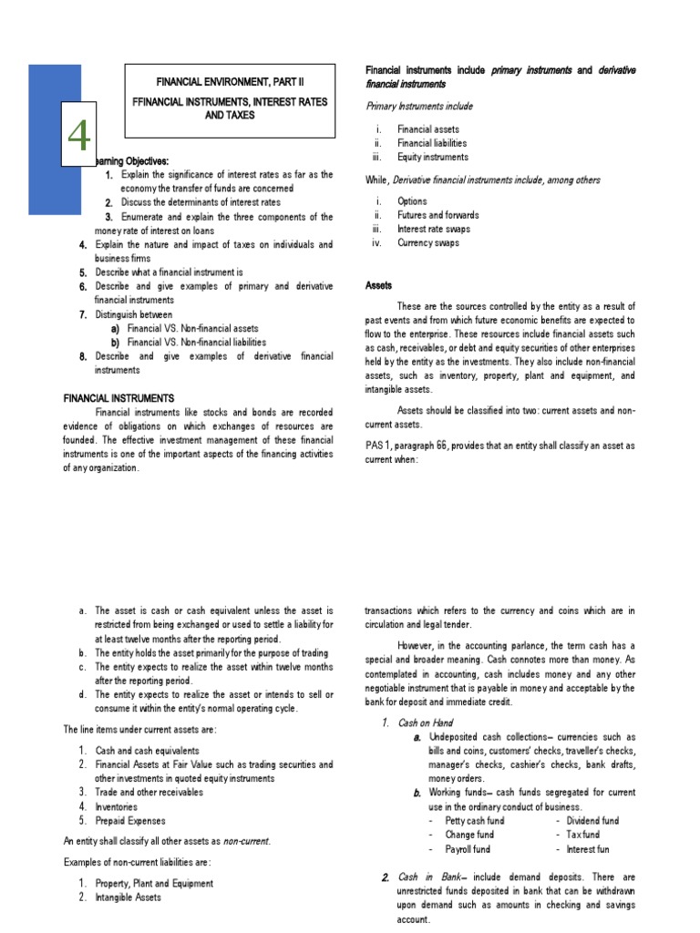 Business Finance Module 4 Pdf Futures Contract Financial Risk