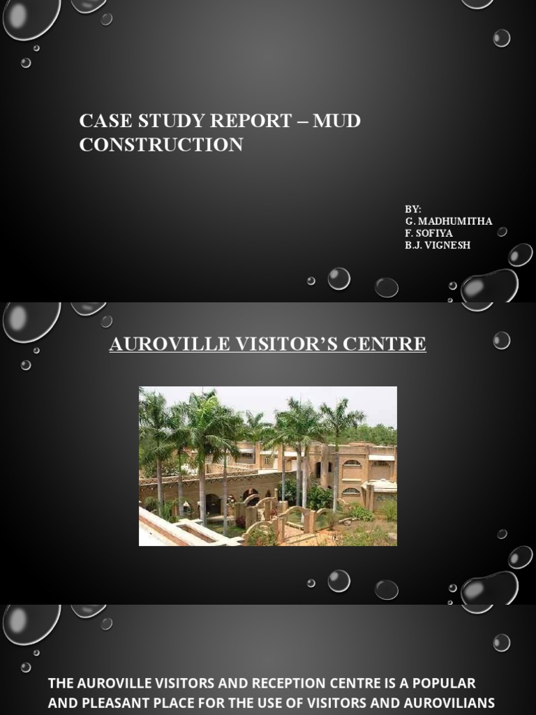 Mud Construction Case Study | PDF | Economic Sectors | Horticulture And ...