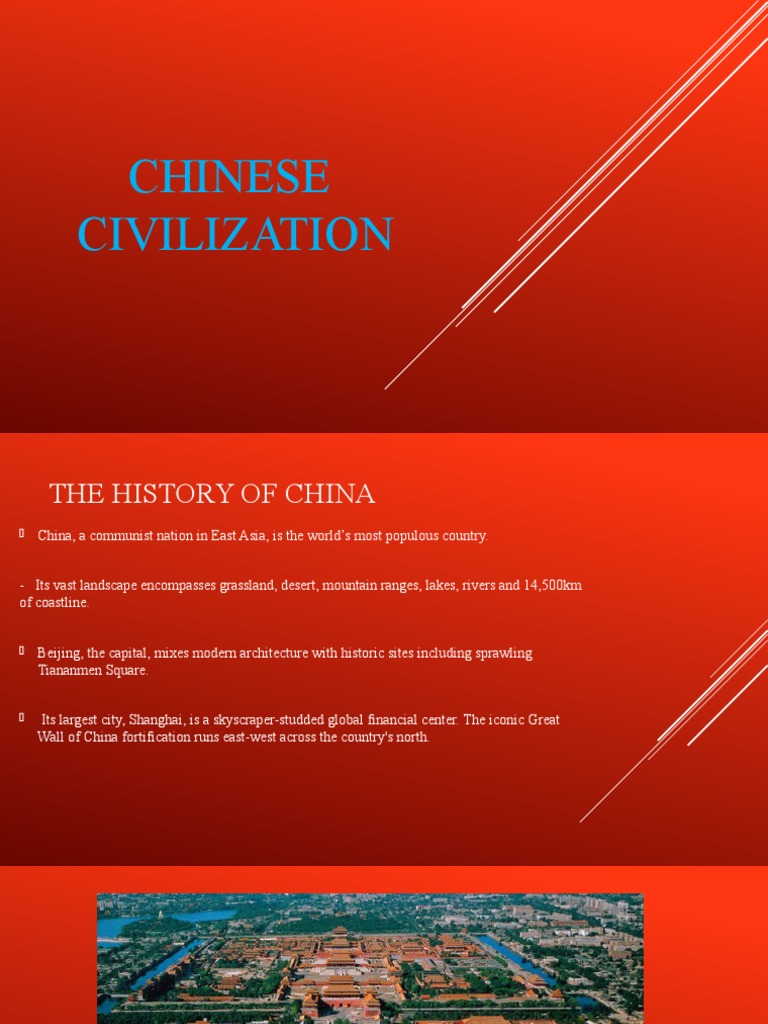 A Comprehensive Overview of Chinese Civilization: From Ancient History ...