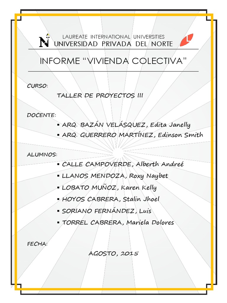 Vivienda Colectiva PDF | PDF | Edificios y estructuras | Edificios residenciales