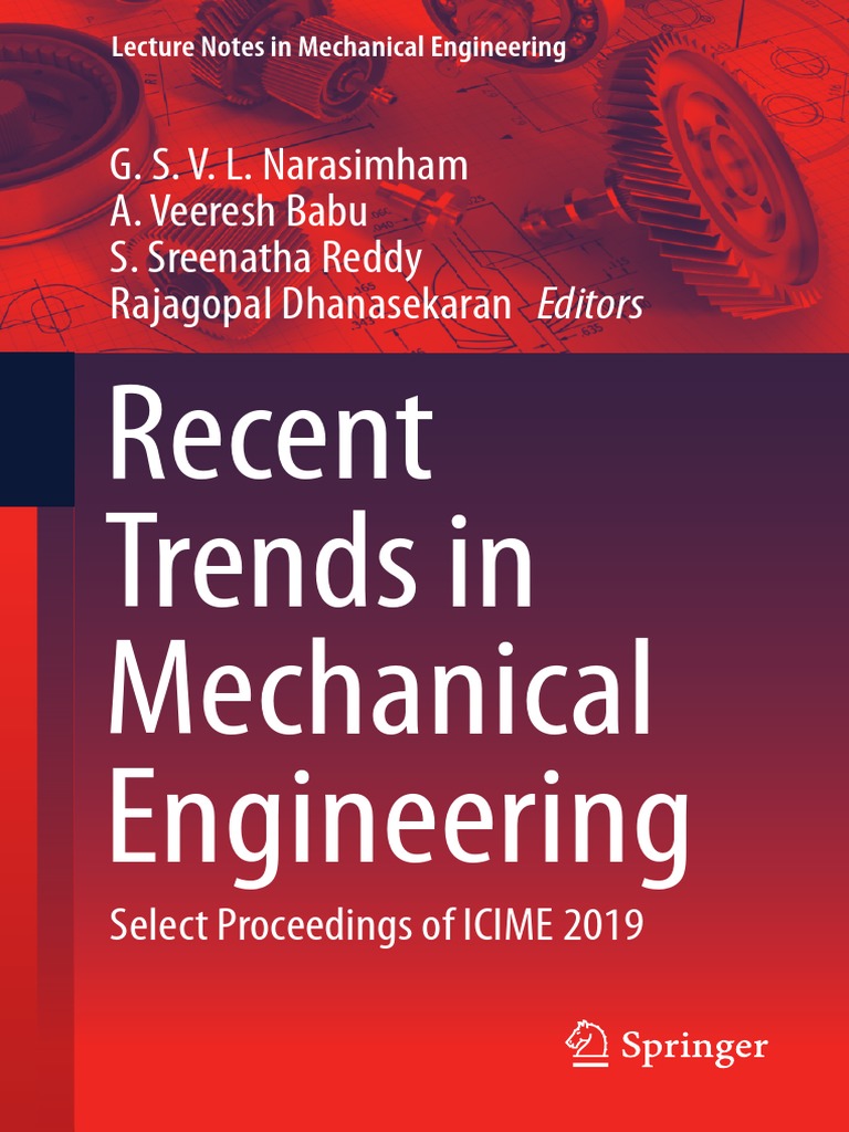 Recent Trends in Mechanical Engineering PDF | PDF | Heat Exchanger ...
