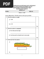 Class 5 Maths Revision Worksheet 1 CH 1, 2 (.05.23) | PDF | Subtraction ...