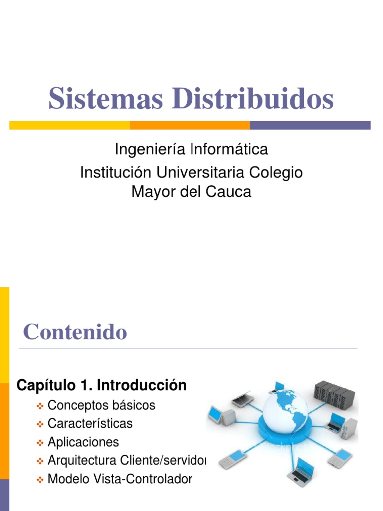1.introduccion y Caracteristicas de Los Sistemas Distribuidos ...