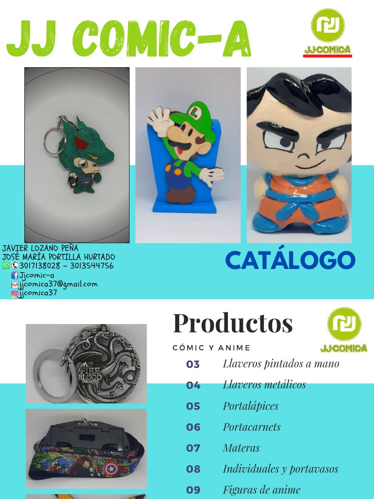 Catálogo JJ COMIC A PDF | PDF | Dibujos animados