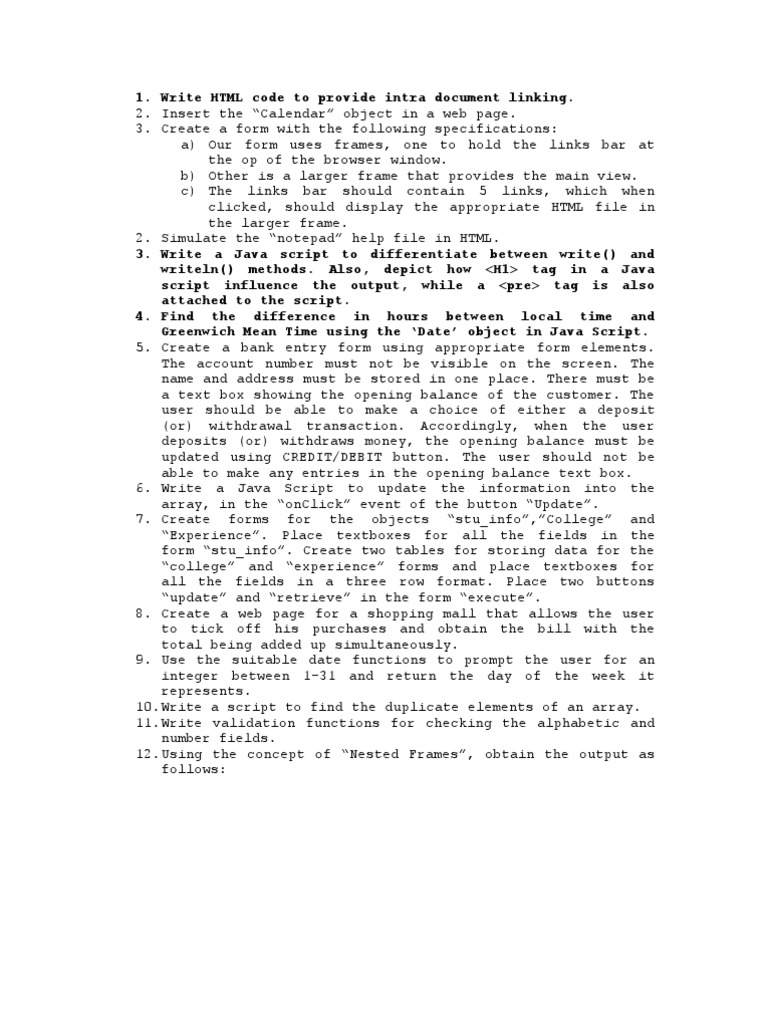 WT Lab | PDF | Human–Computer Interaction | Hypertext