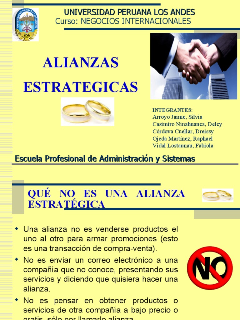 Alianzas Estrategicas 23.06 | PDF | Proyecto conjunto | Mercado (economía)