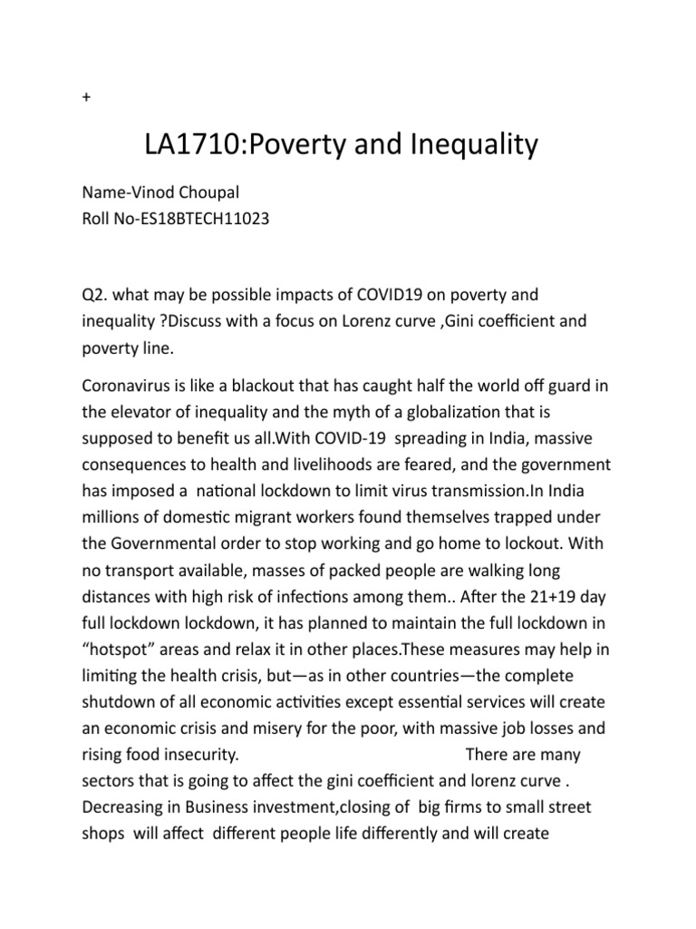 Assignment 2 | PDF | Poverty | Poverty & Homelessness