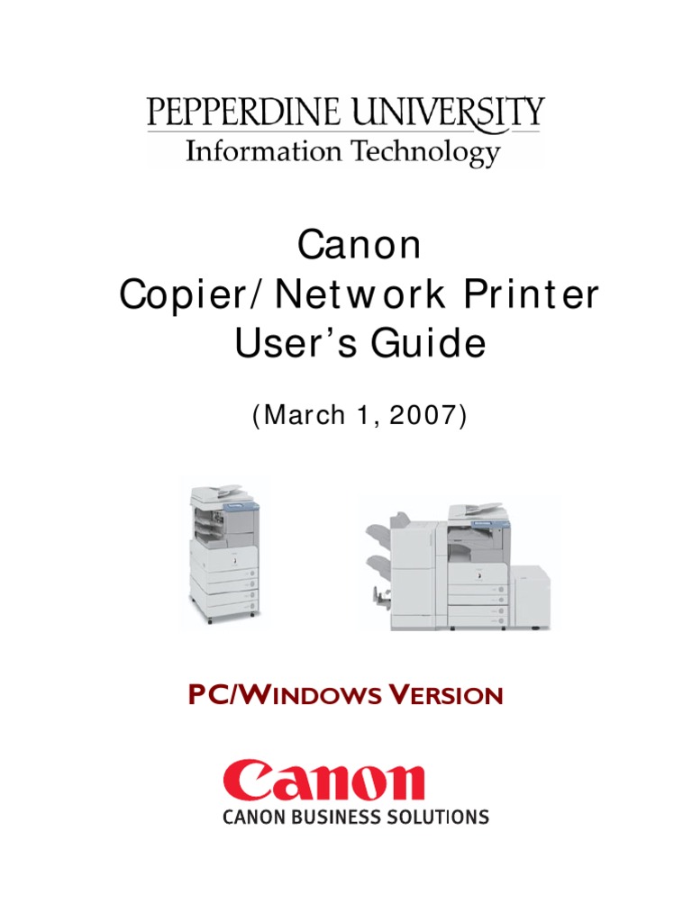 Canon IR2270 Userguide | PDF | Photocopier | Printer (Computing)