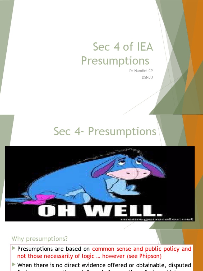 Applicability Section 1-4 of IEA | PDF | Will And Testament | Evidence
