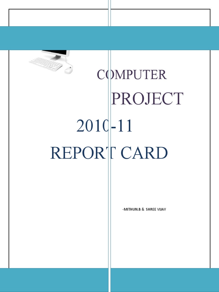 Computer Project class 12