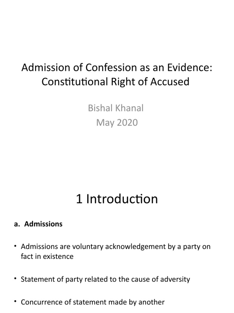 5.. Confession and Admission | PDF | Confession (Law) | Miranda Warning