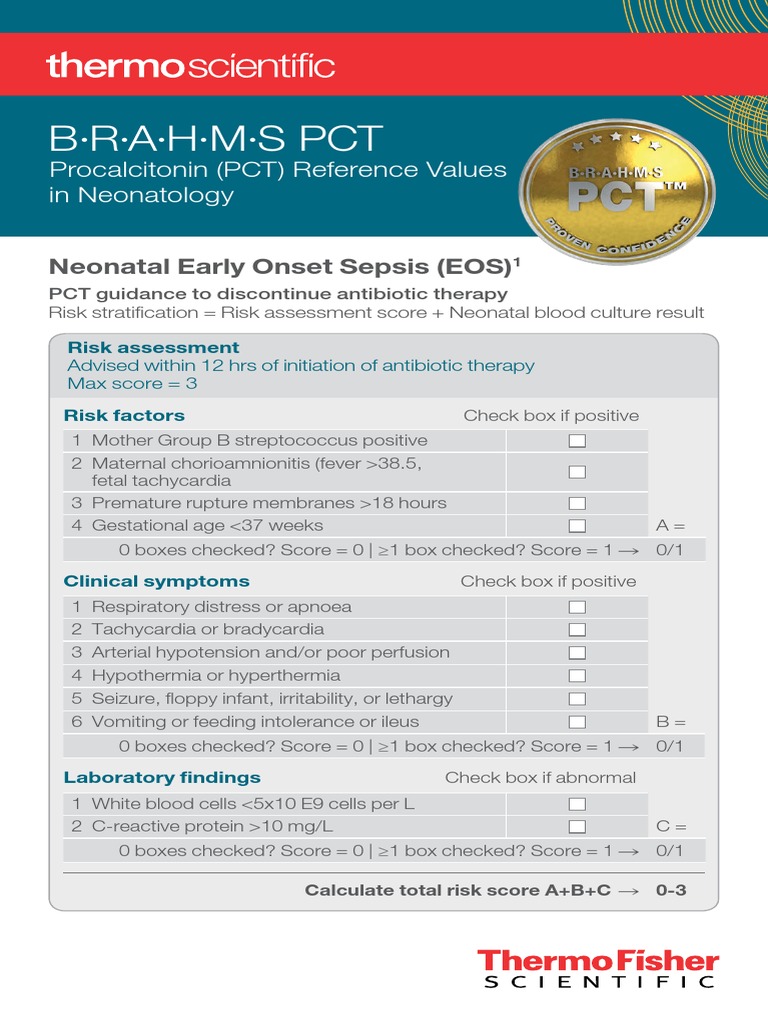 B R A H M S PCT: Procalcitonin (PCT) Reference Values in Neonatology ...
