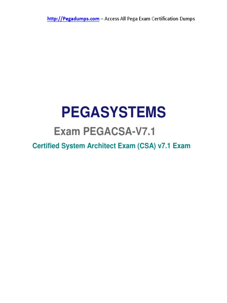 All-in-One Resource for Pega Certification Exam Preparation | PDF | Sql ...