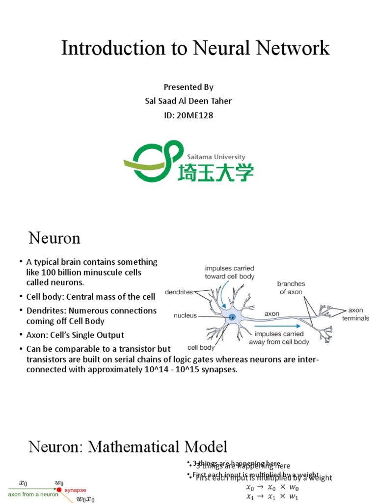 Introduction To Neural Network | PDF | Artificial Neural Network | Theoretical Computer Science