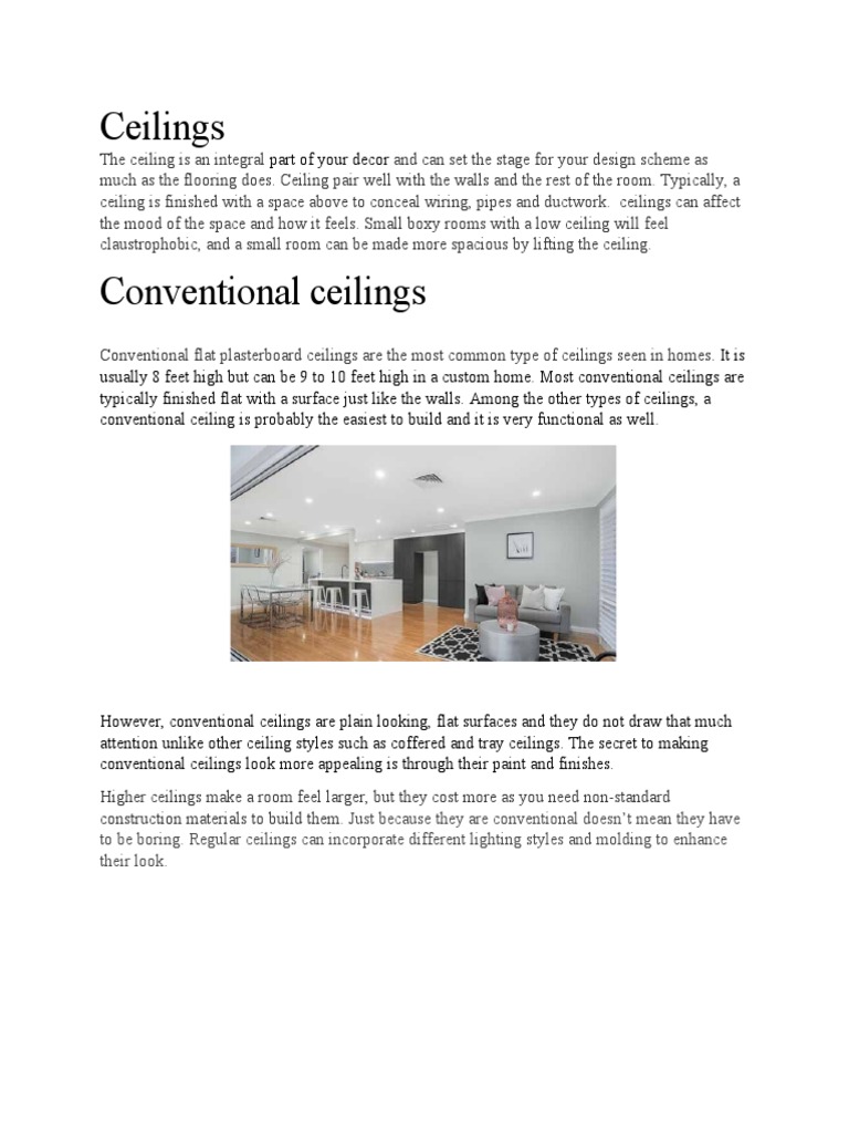 Conventional Ceiling | PDF | Ceiling | Plaster