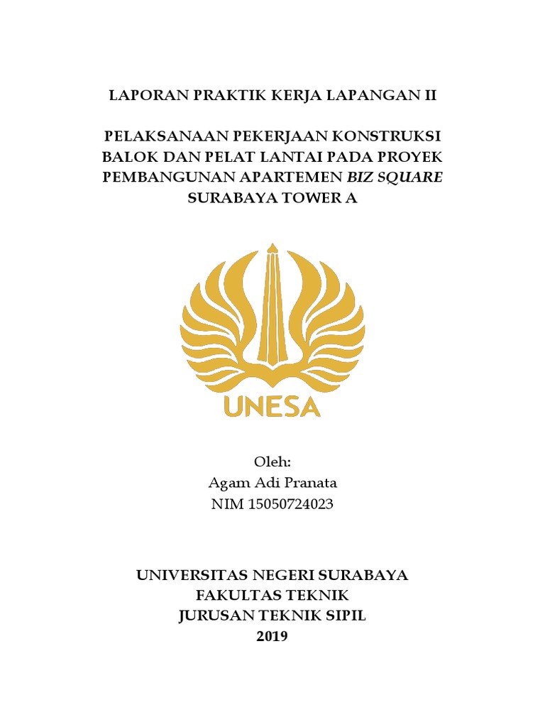 Laporan PKL II (Agam Adi Pranata) PDF | PDF