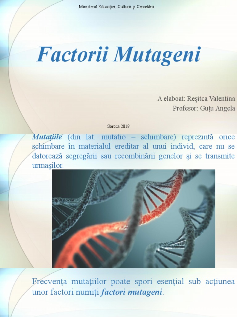Factorii Mutageni | PDF