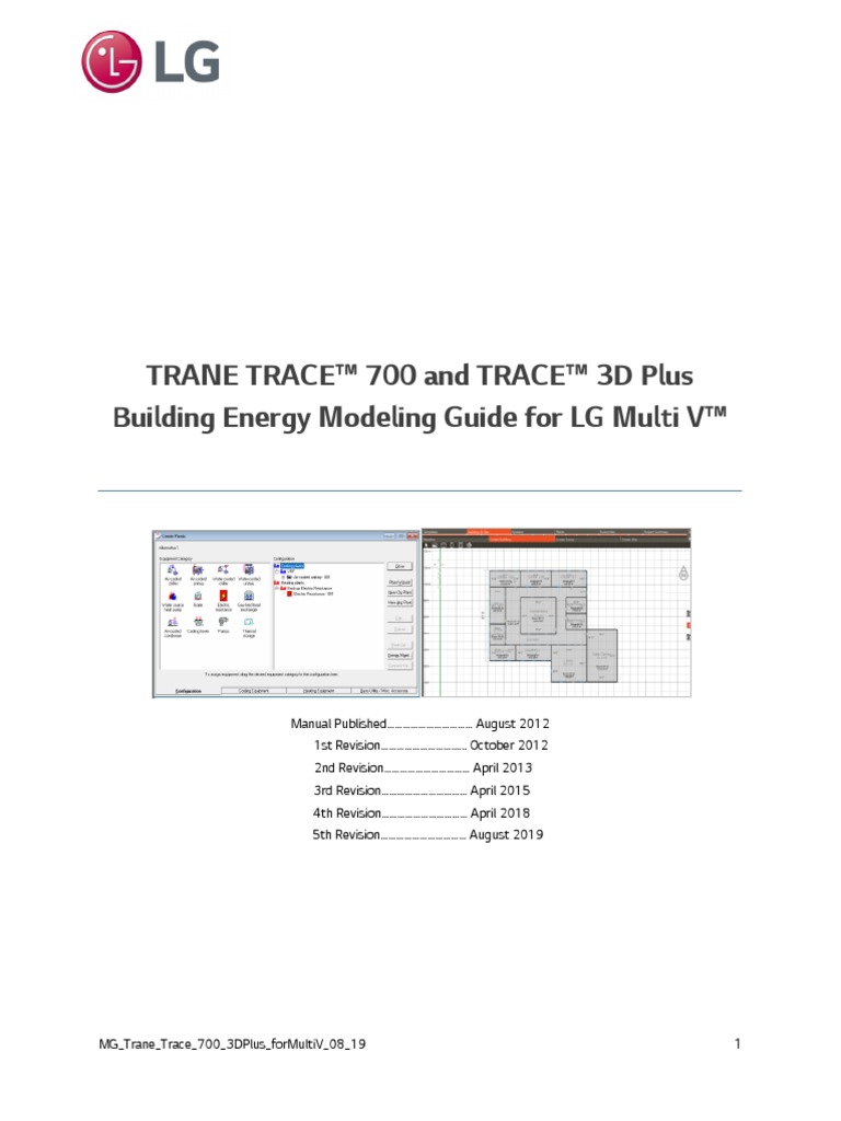 TRANE TRACE™ 700 and TRACE™ 3D Plus Building Energy Modeling Guide For ...