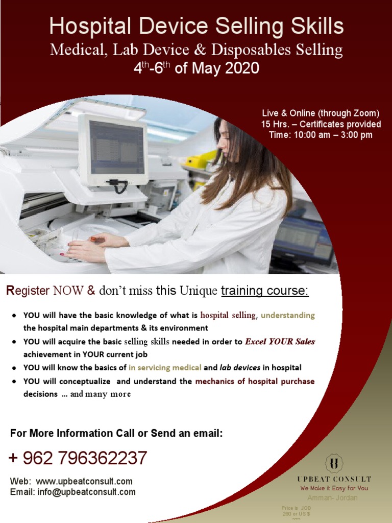 Basic Hospital Selling Skills AD | PDF