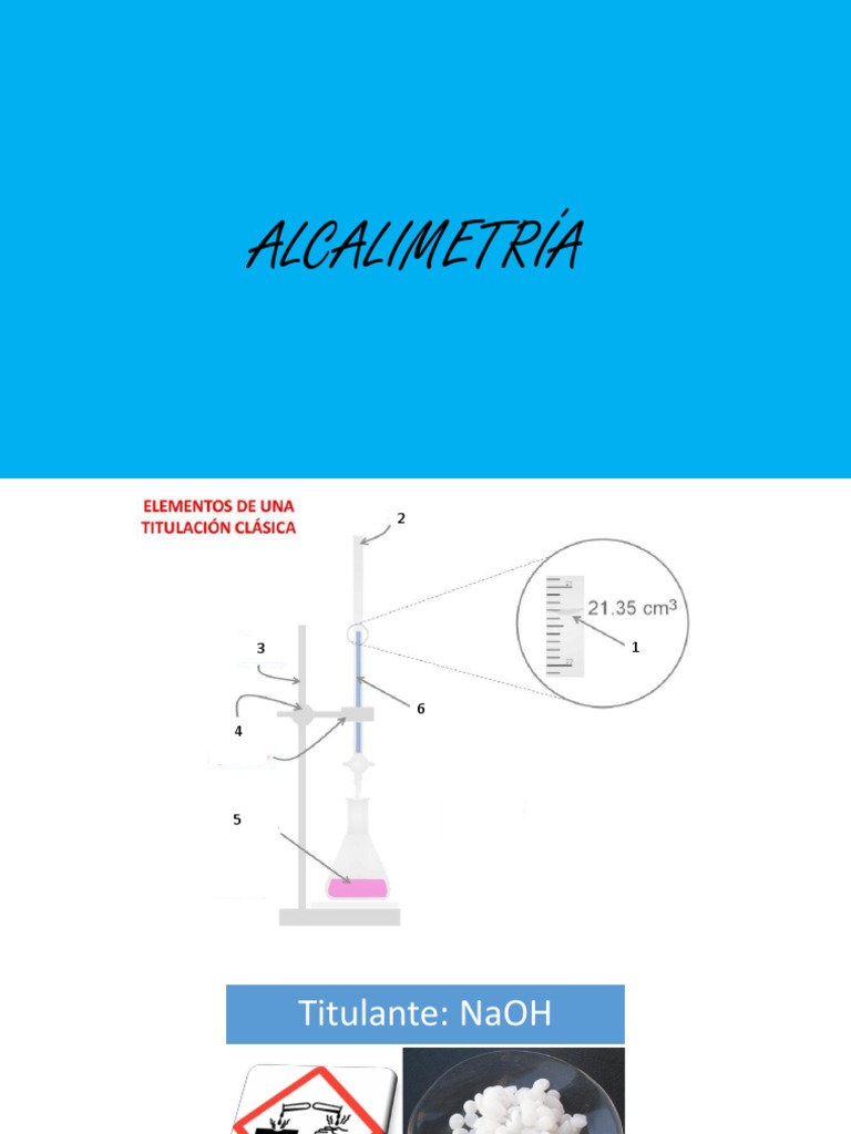 4 Alcalimetría | PDF | Valoración | Química
