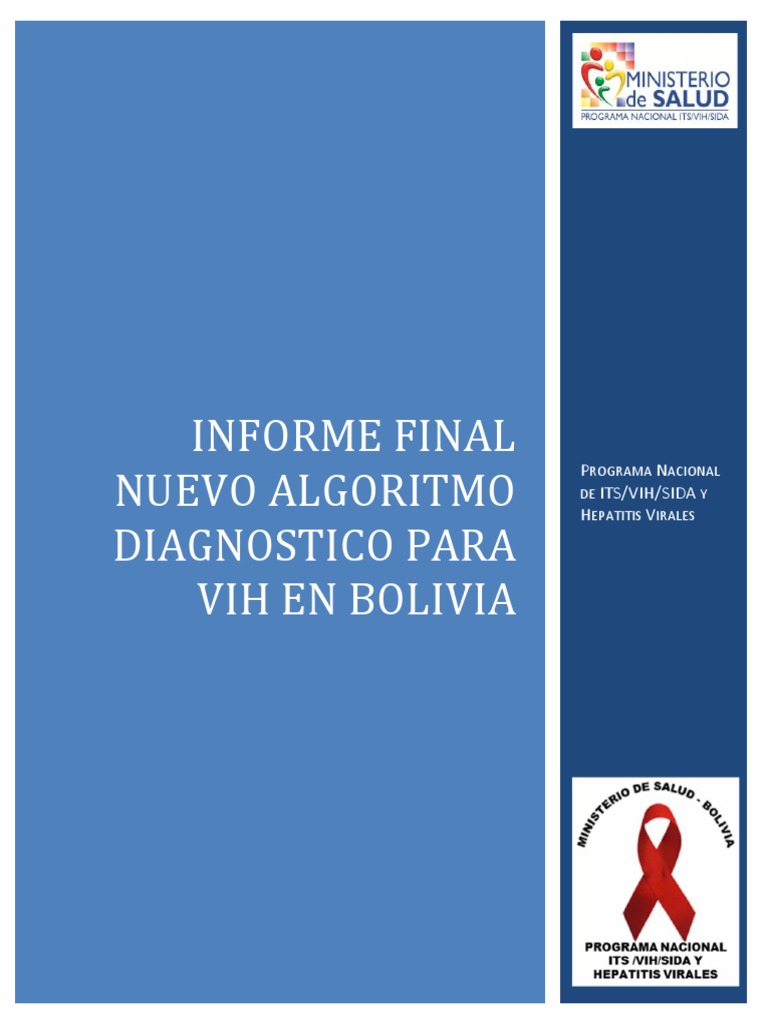 Algoritmo DX VIH Bolivia | PDF | VIH | Diagnostico medico