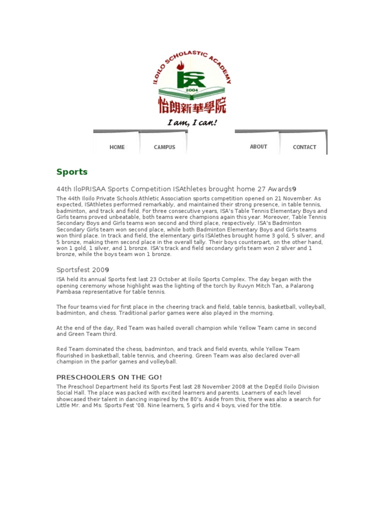 Sports | PDF | Sports | Leisure