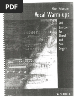 50 Awesome Choir Warm-Ups Guide | PDF | Singing | Consonant