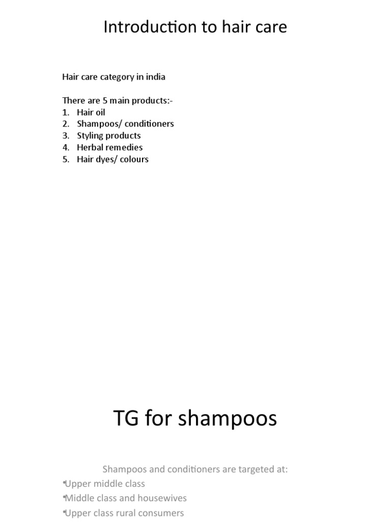 Introduction To Hair Care | PDF