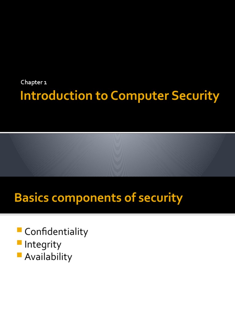 Introduction To Computer Security | PDF | Encryption | Cryptography