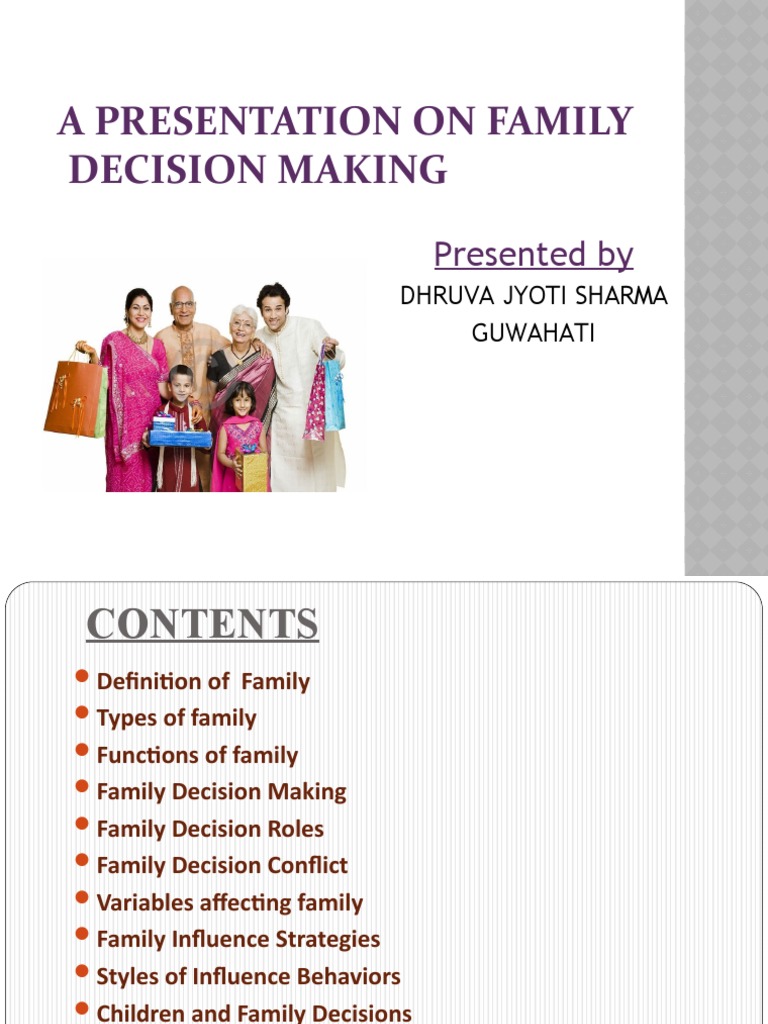 Family Decision Making Overview | PDF | Decision Making | Behavior