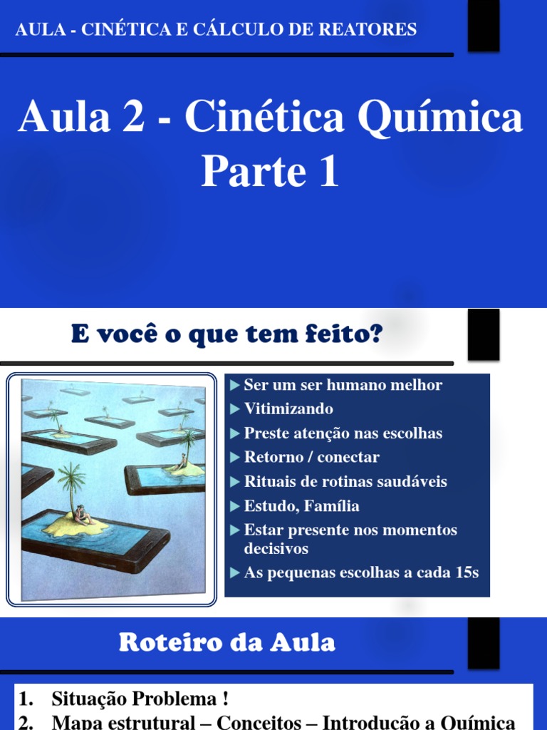 Aula 2 Cinética Química Cinética E Cálculo De Reatores Pdf Pdf