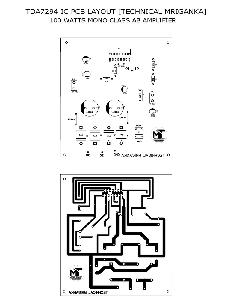 TDA7294 IC AMPLFIER (Technical Mriganka) PDF | PDF | Technology & Engineering
