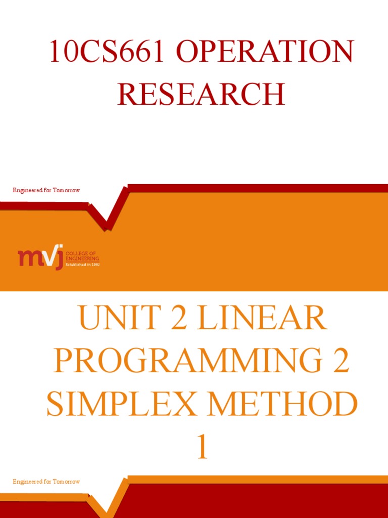Riset Operasional Chapter 2 | PDF | Linear Programming | Mathematics Of Computing
