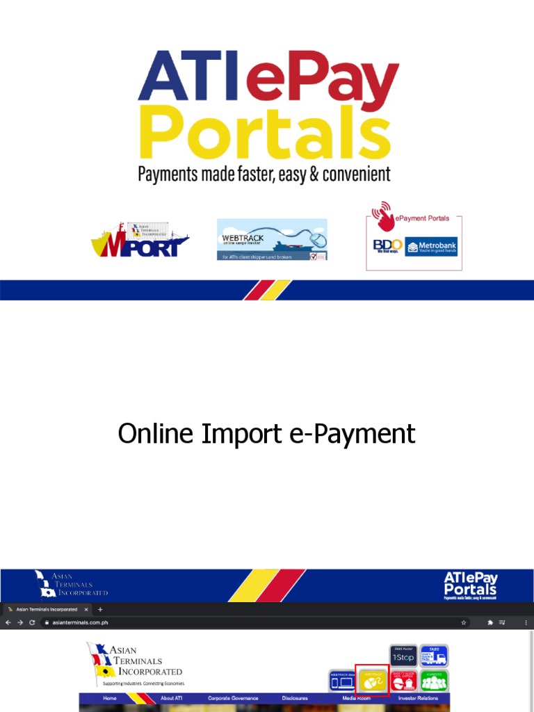 Online Import E-Payment | PDF