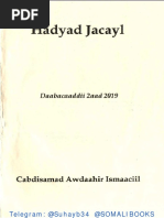 Geeraar Jaceyl: Erayo Macaan oo Qoraal ah | PDF