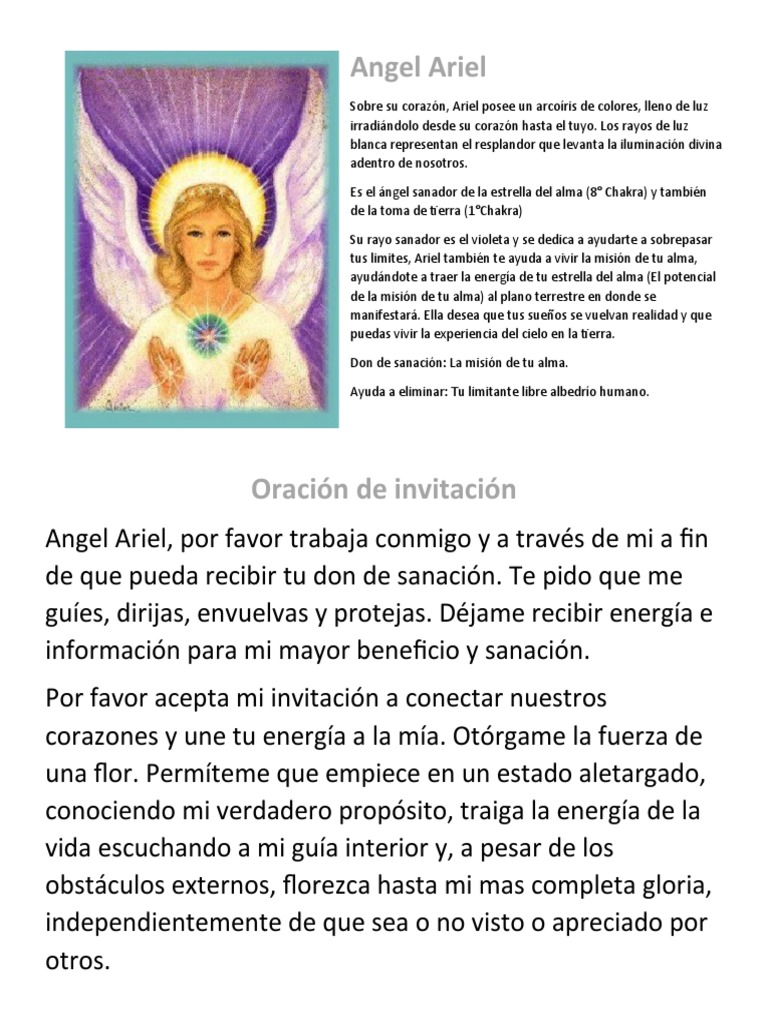 Angel Ariel | PDF | Religión y espiritualidad