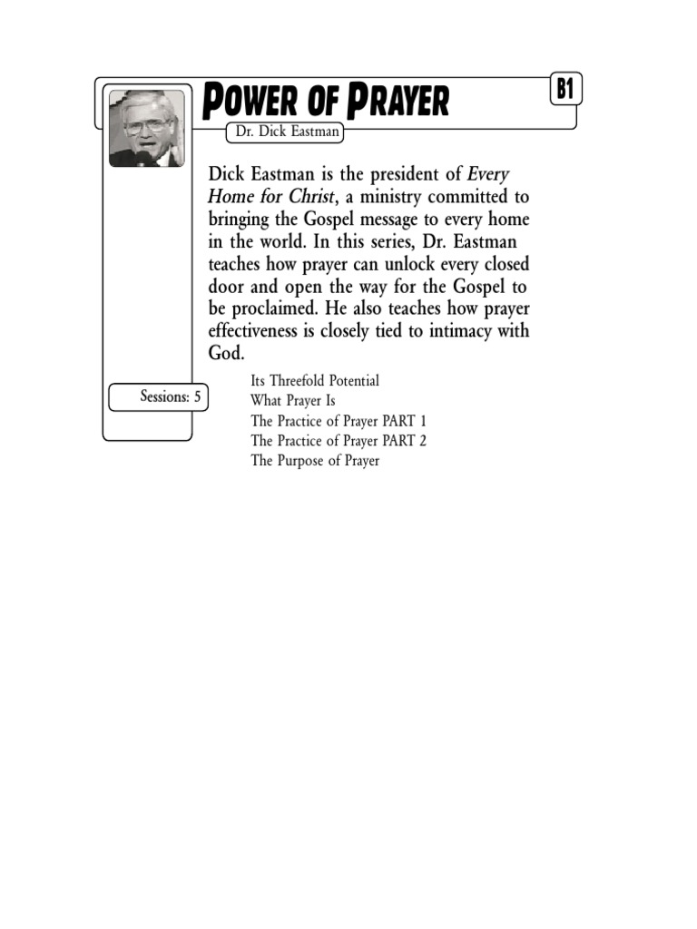 Power of Prayer | PDF | Prayer | Acts Of The Apostles