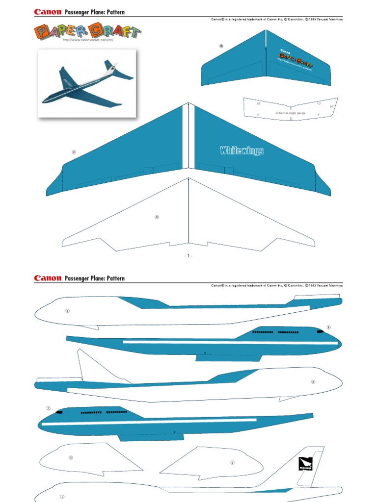 Papercraft Glider Flight Guide | PDF | Flap (Aeronautics) | Glider ...