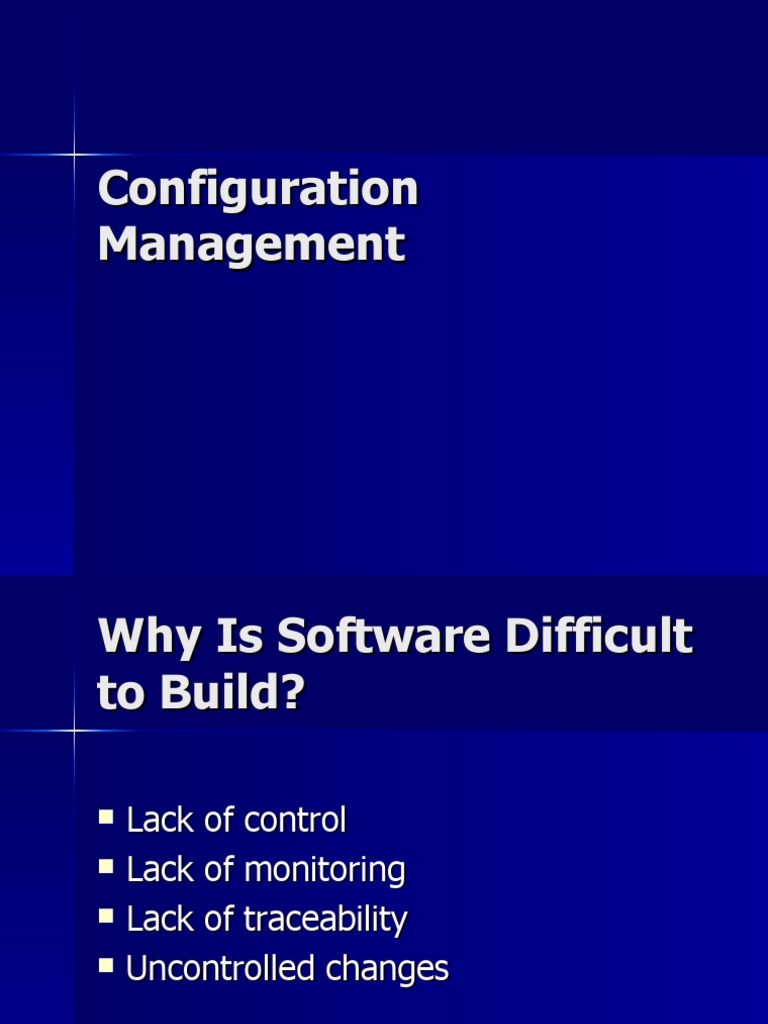 Configuration Management | PDF | Information Technology Management ...