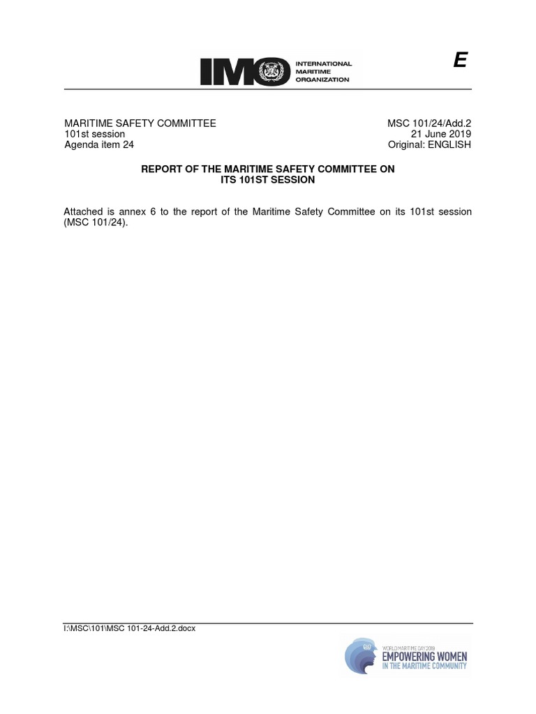 Amendments to 2011 ESP Code for Ships | PDF | Oil Tanker | Ships