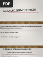 Balanced and Unbalanced Growth Theory | PDF | Economic Growth ...